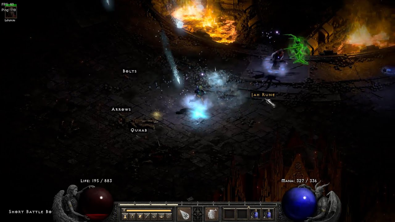 Diablo 2: Resurrected - Jah rune drop | #Shorts #highlights - YouTube