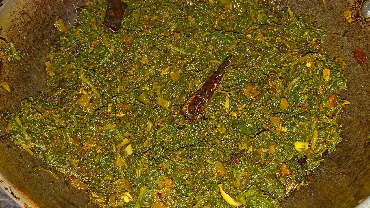 bathwa bhuji/बाथवा भुजी/ bhuji recipe/hara saag /healthy lifestyle ...