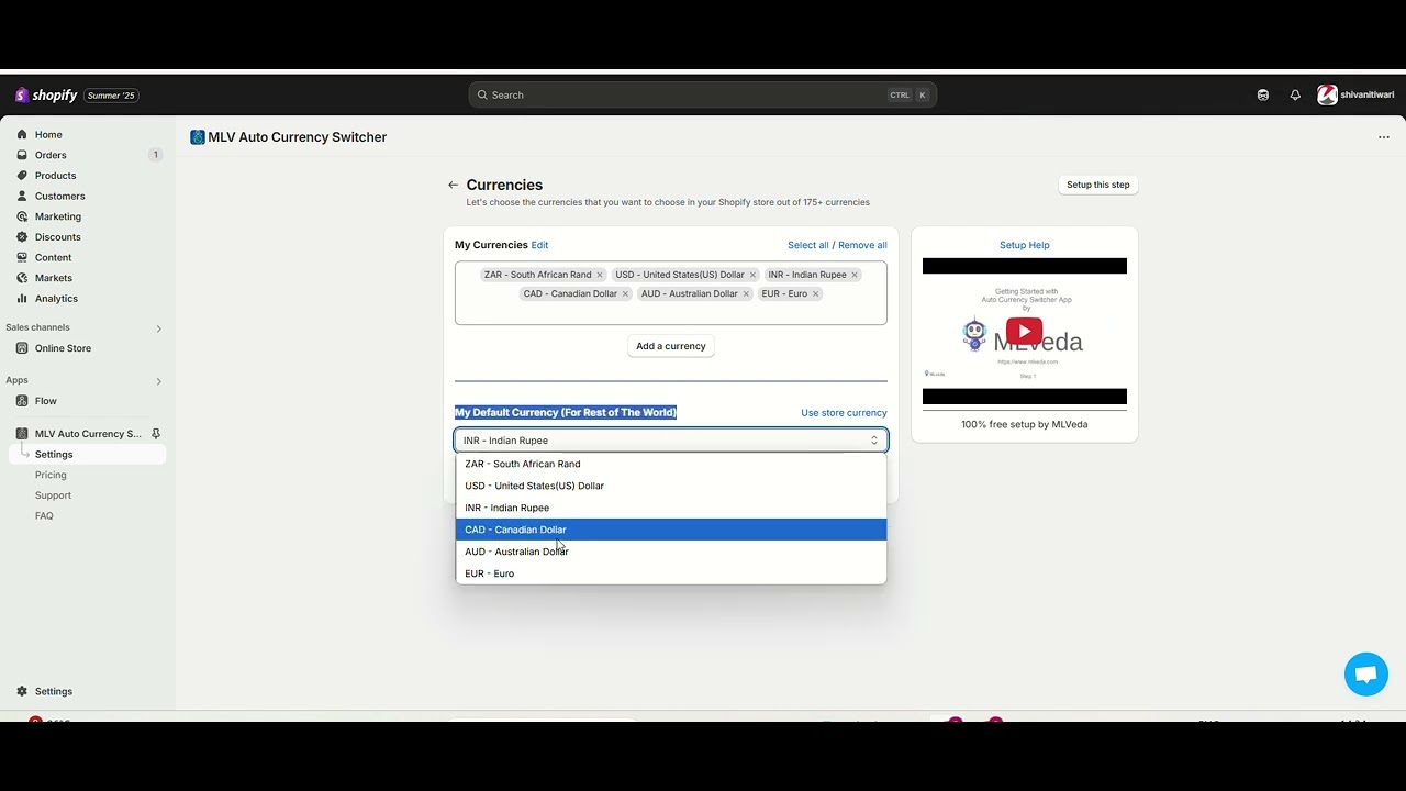 🌍 MLVeda Auto Currency Switcher App | Effortless Currency Conversion ...