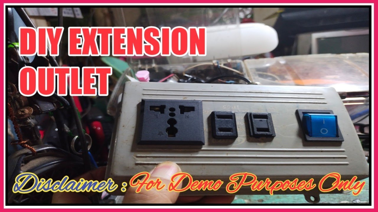 DIY EXTENSION OUTLET@PaulitoTV Channel - YouTube