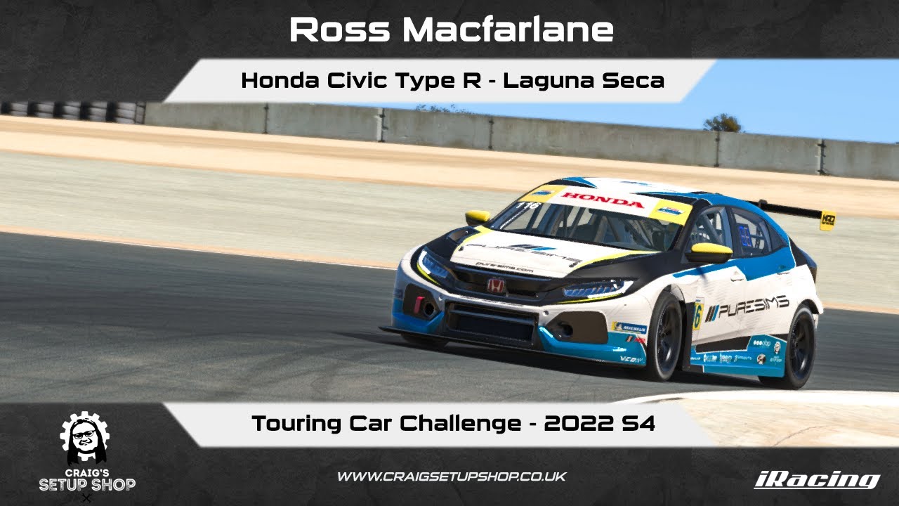 iRacing - 22S4 - Honda Civic Type R - Touring Car Challenge - Laguna ...