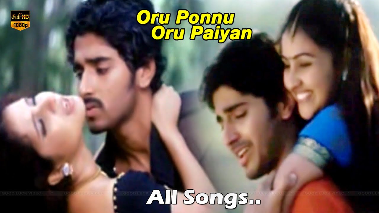 Oru Ponnu Oru Paiyan Movie Songs | Sandeep, Roopasree | Karthik Raja ...
