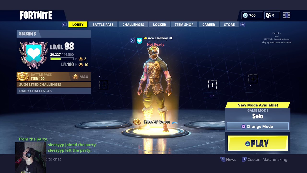 Live! Ace_Hellboy Rages on Fortnite! 450+Wins Hype!! - YouTube
