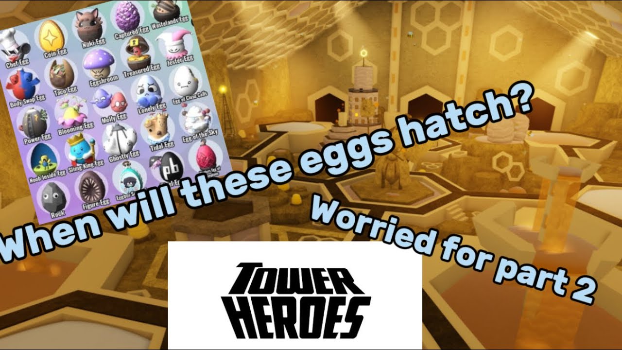 When will the Easter Egg Hunt Eggs hatch? (Tower heroes) - YouTube