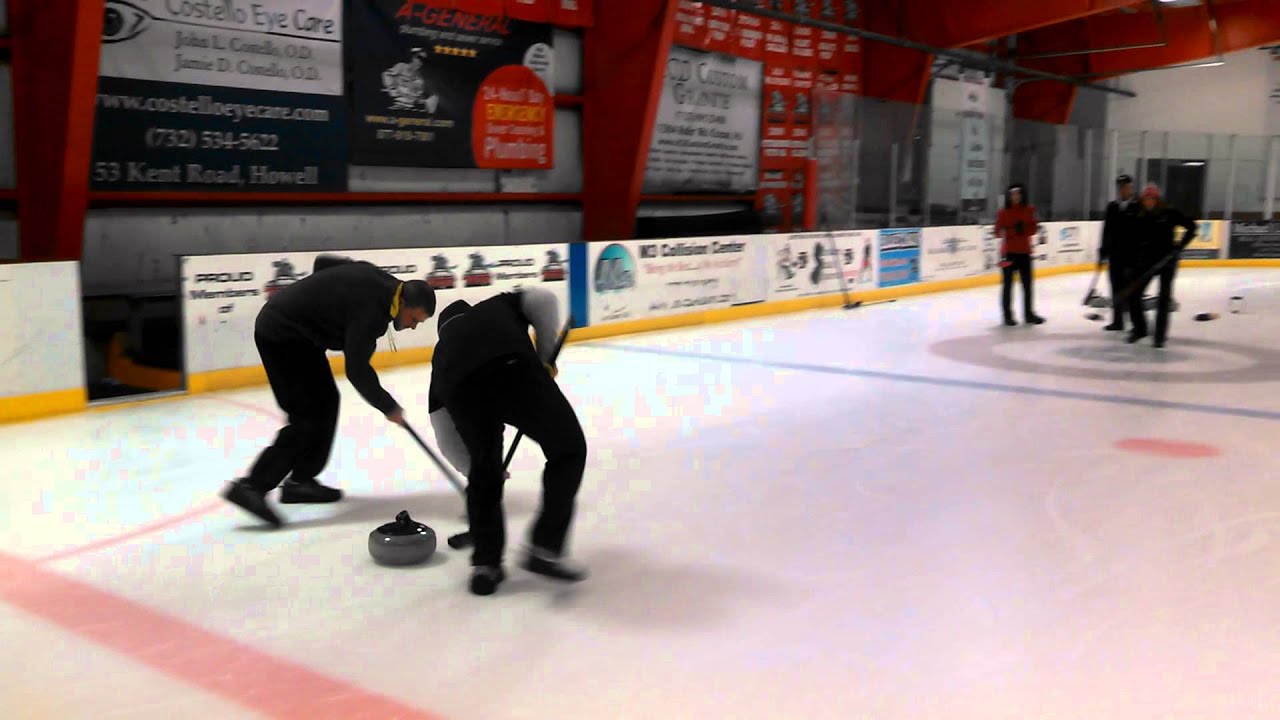 Learn to Curl at Howell Ice World - YouTube