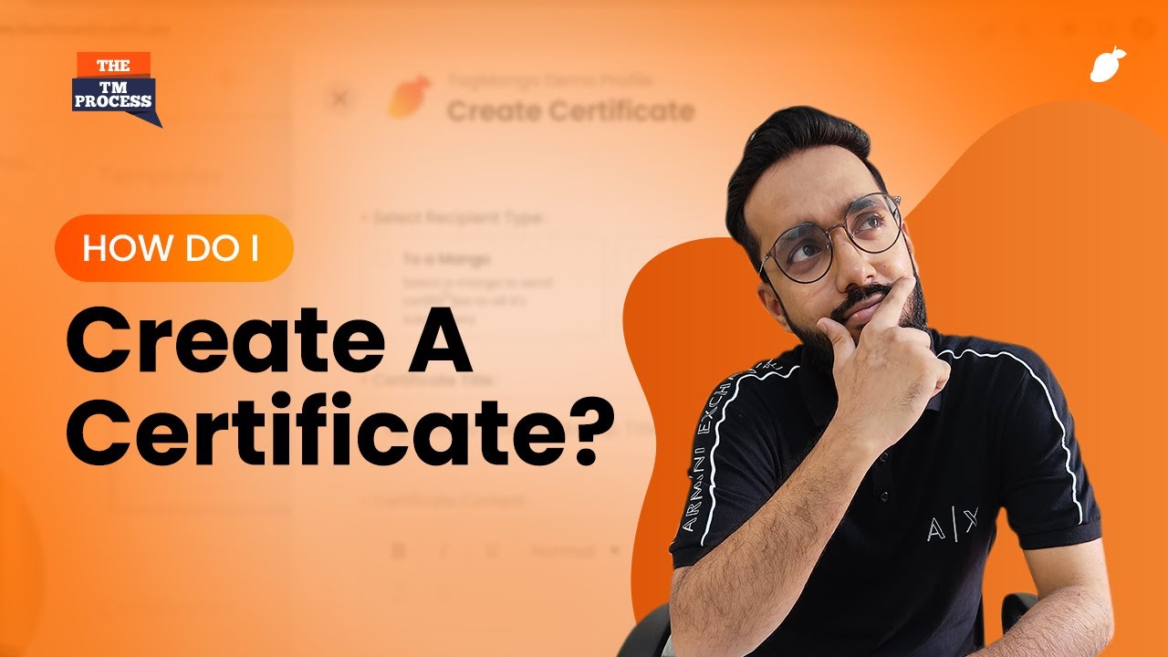 How do I create a Certificate? - YouTube