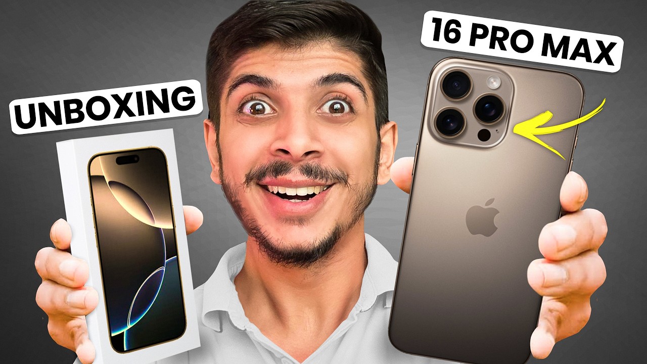 iPhone 16 Pro Max Unboxing and first Impressions 🔥🔥🔥 - YouTube