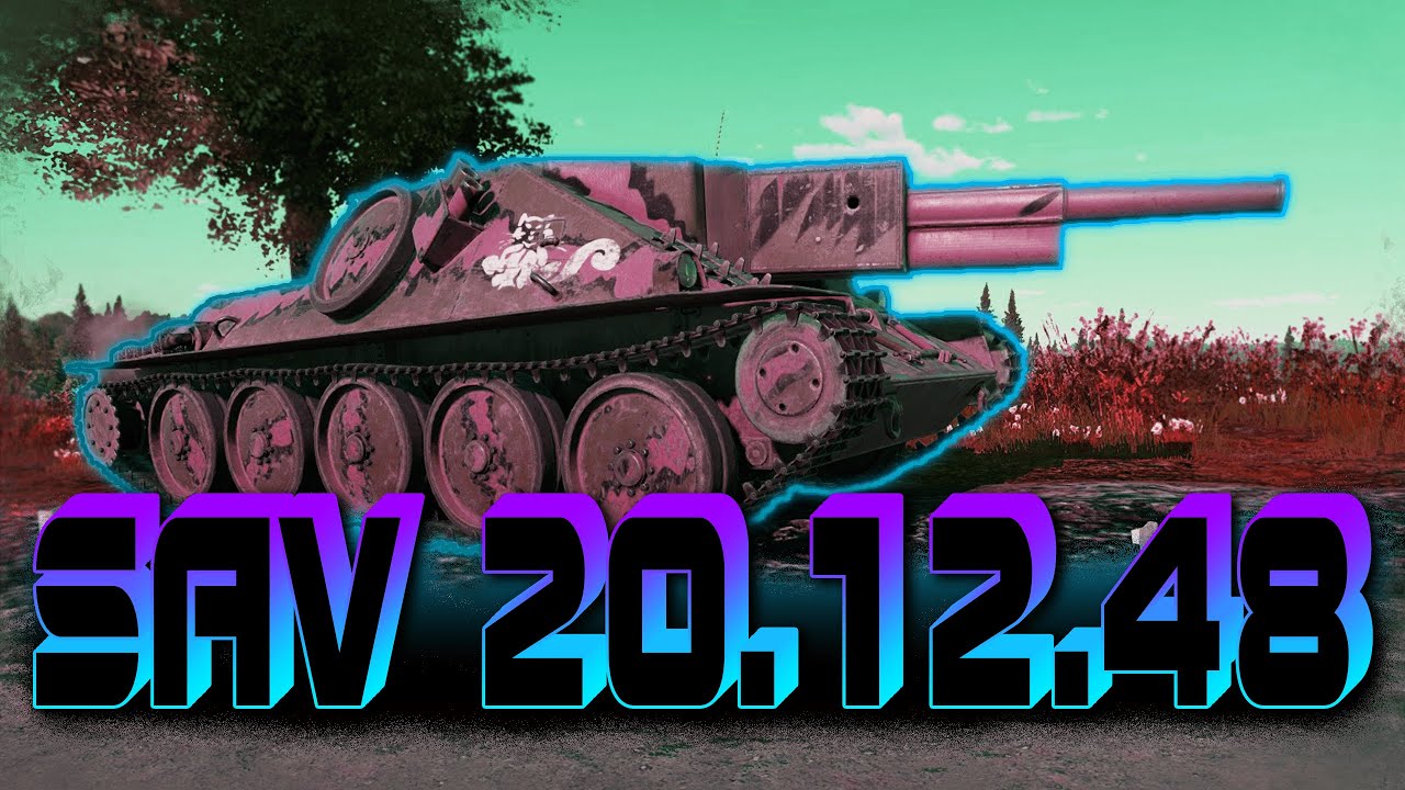 War Thunder - SAV 20 12 48 Пистолет Калибра 120 мм - YouTube