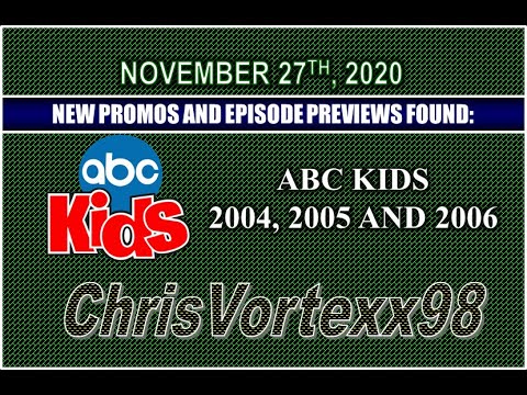 New Promos and Split Screen Credits Foundings: 11-27-2020: ABC Kids ...