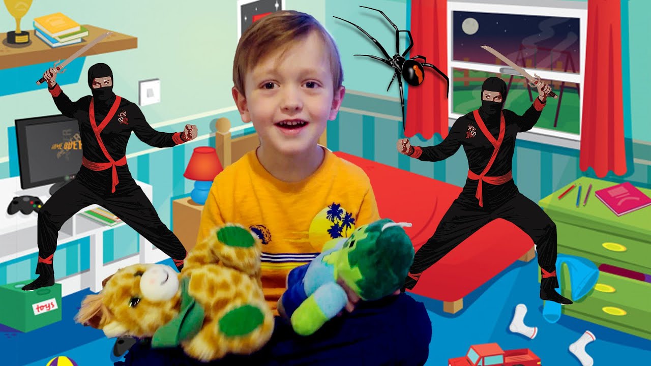 There's A Spider In My Room | Little Jamie Is a Ninja in a Funny Kid ...