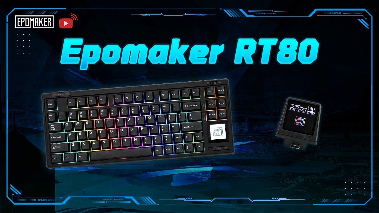 [ Epomaker RT80 ] Two screens?? - YouTube