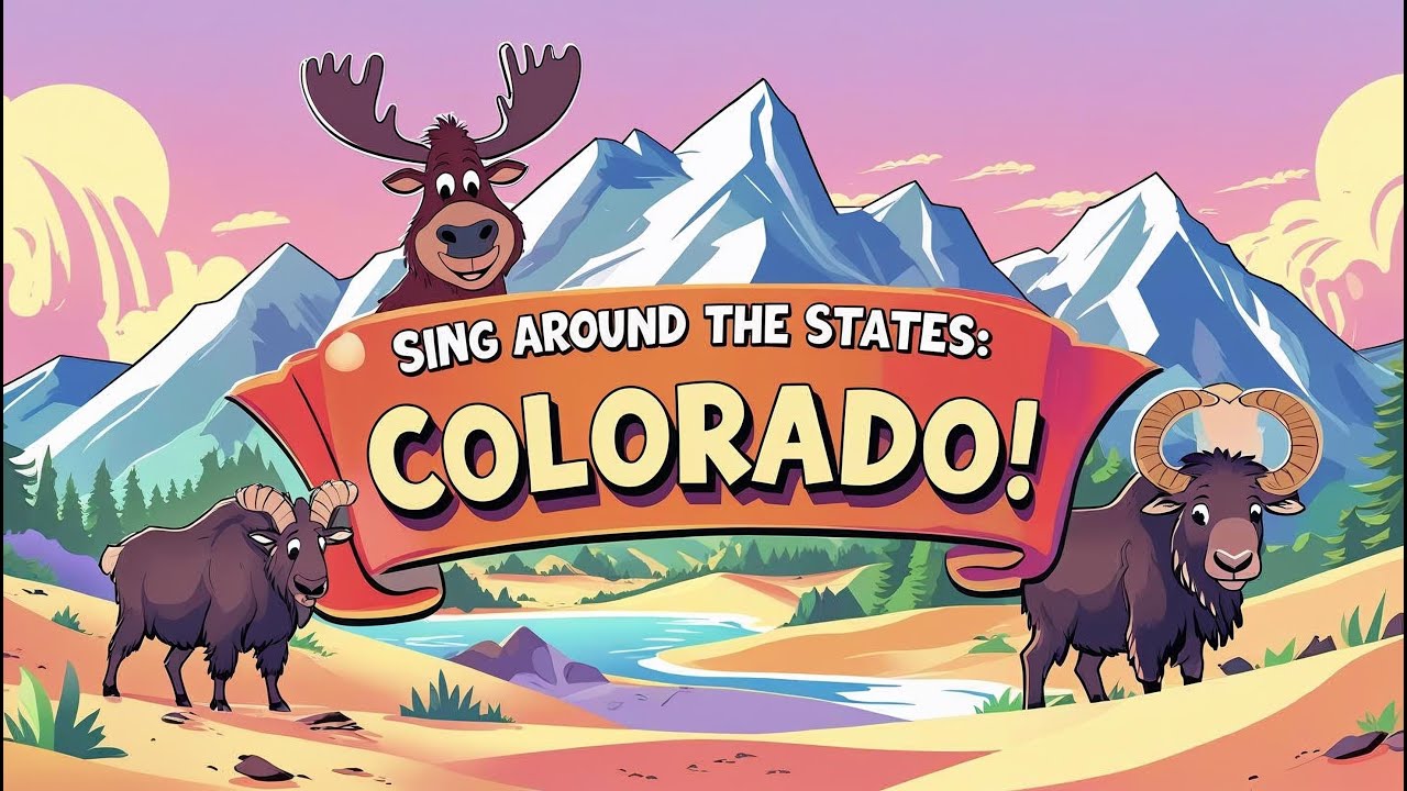 🎶 Colorado for Kids! | Sing Around the States | Fun Facts, Places ...