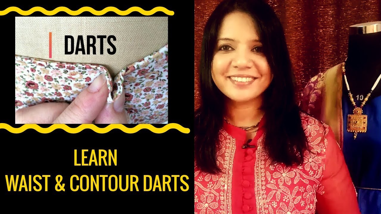 Dart Series-I/How to give Darts I Waist Darts/Contour Darts I Learn ...