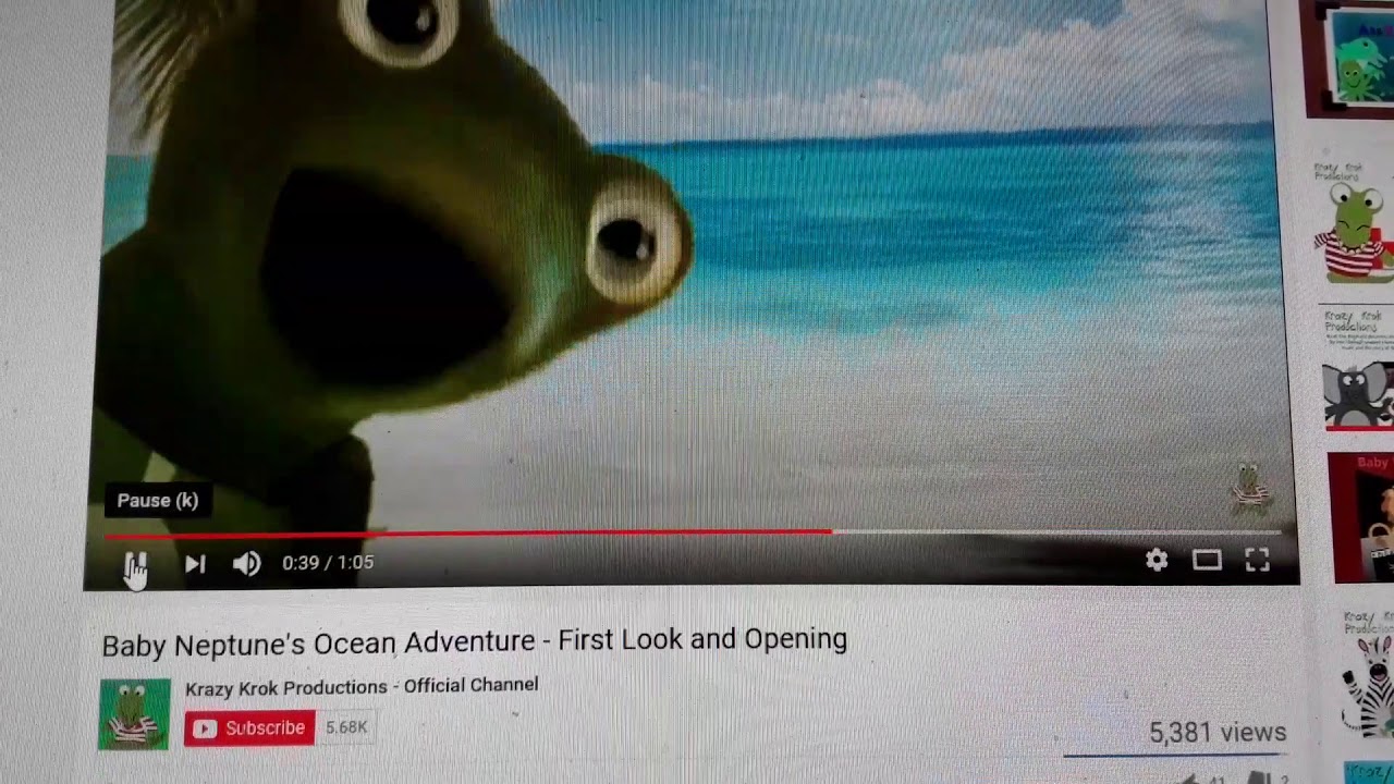 Baby Neptune's Ocean Adventure - Turtle Puppet - YouTube