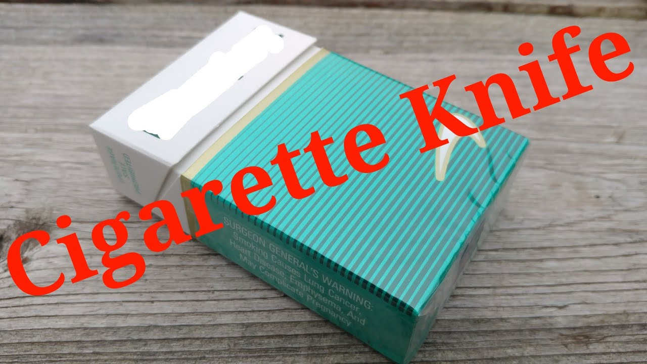 Cigarette Knife: Hidden Weapons - YouTube