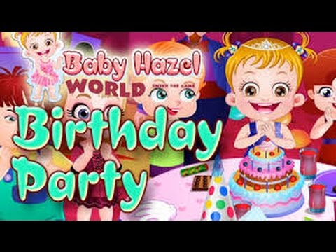 BABY HAZEL BIRTHDAY PARTY- baby hazel games - YouTube