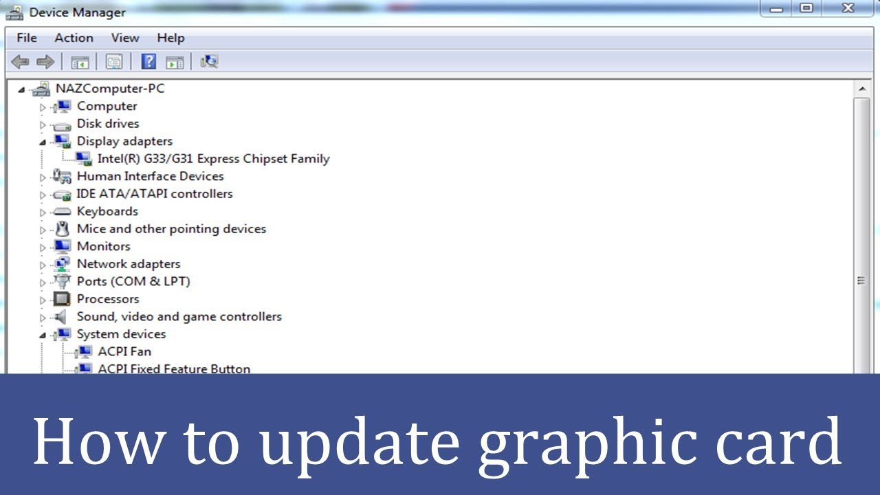 How to update graphics card | Graphic card update by online - YouTube