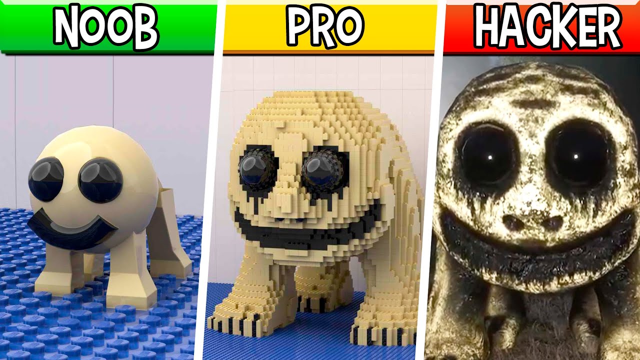 LEGO Friendly Cow : Noob, Pro, HACKER! / (ZOONOMALY) - YouTube