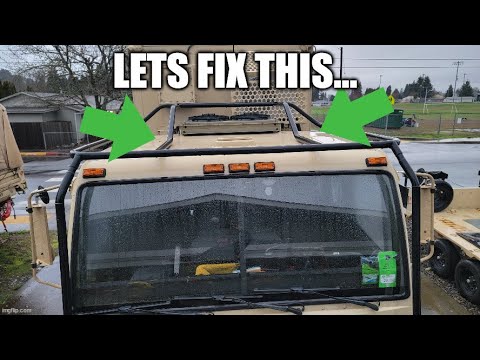Abel LMTV build part 181 (Roof rack redo) - YouTube