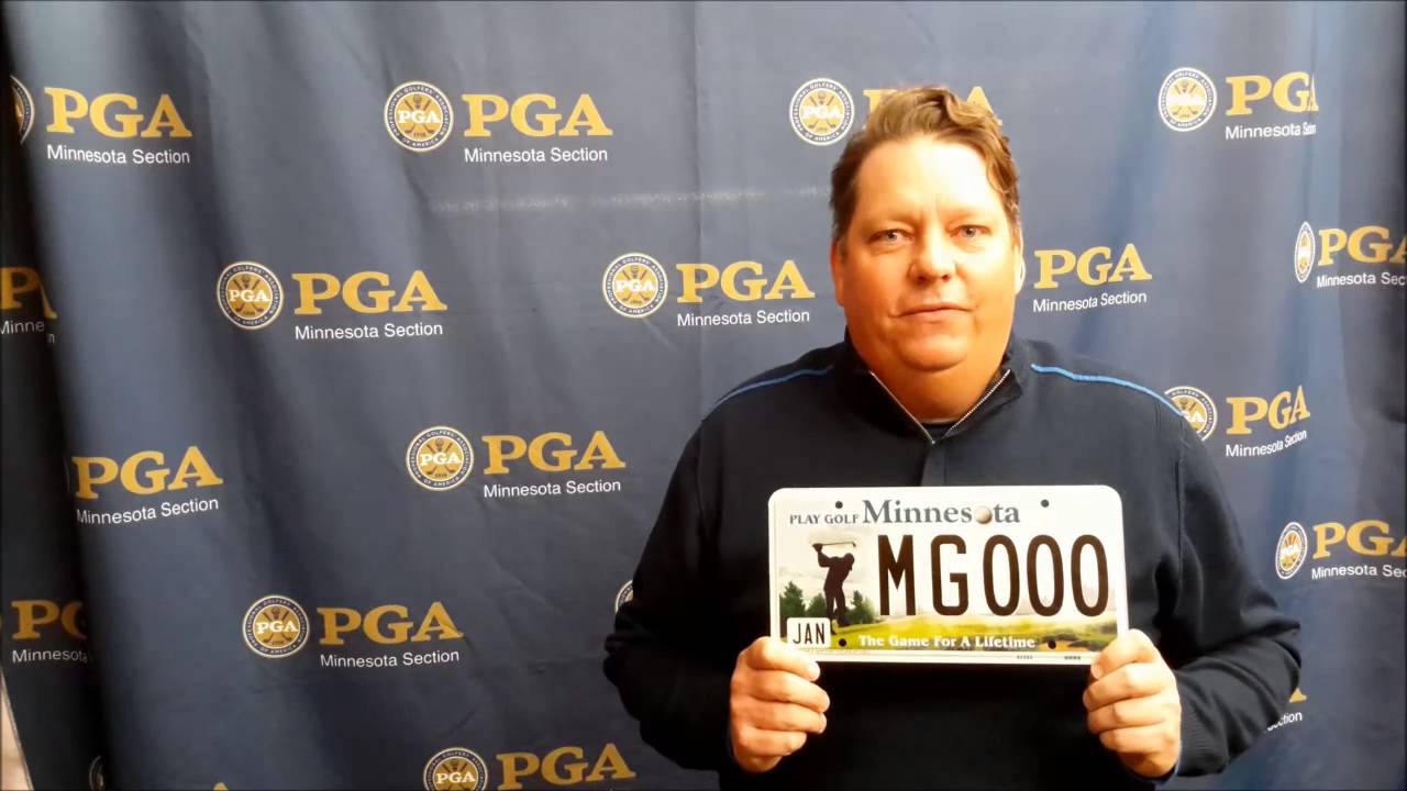 Tim Herron MN Golf License Plate - YouTube