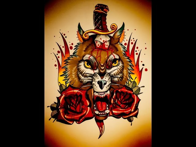 School Dagger Tattoos