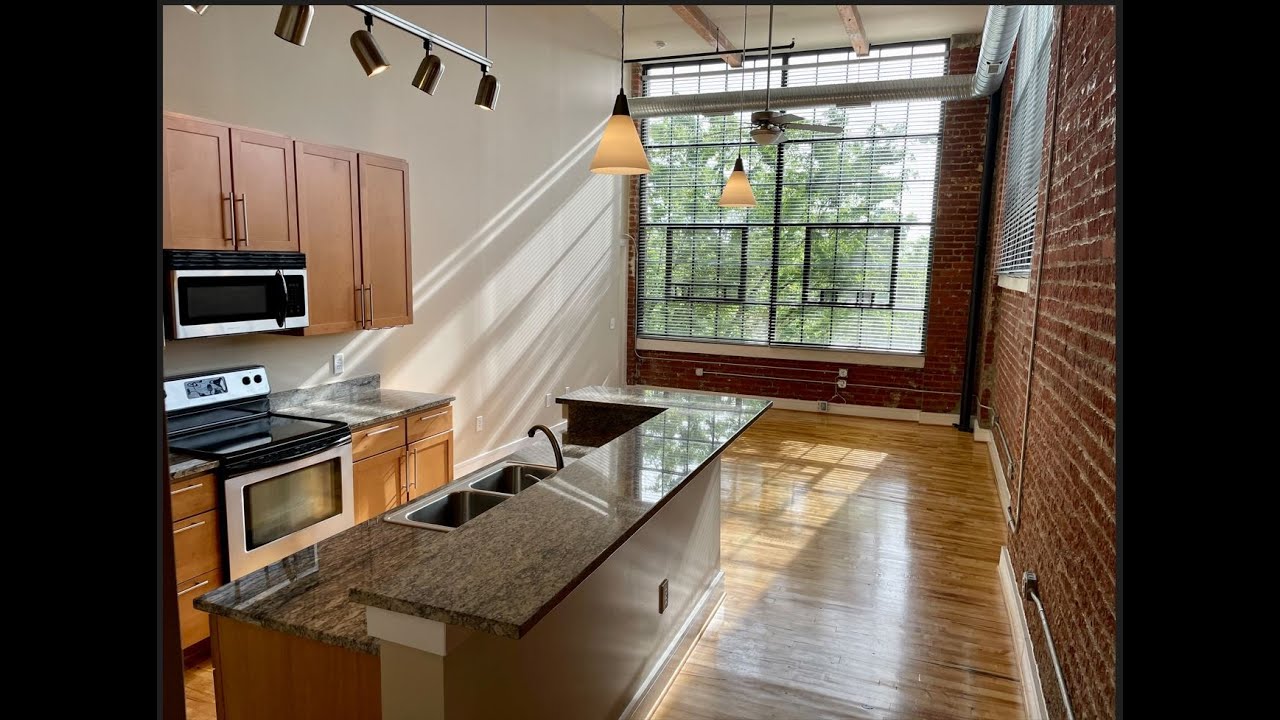Cotton Mill Lofts Unit 228 2Bed/2Bath - YouTube