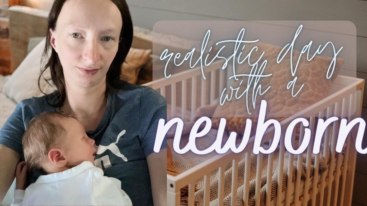 MORNING ROUTINE WITH A NEWBORN BABY || 1 Week Old Baby Day In The Life ...