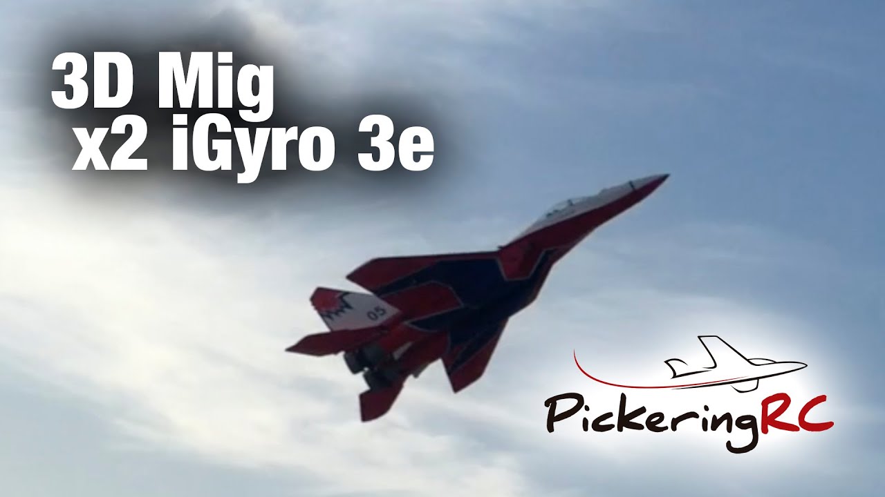 Sebart Mig29 3D with Twin Powerbox-Systems iGyro 3e - YouTube
