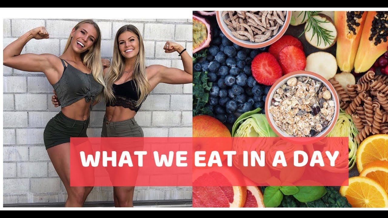 WHAT WE EAT IN A DAY! Fitness & Healthy Food - YouTube