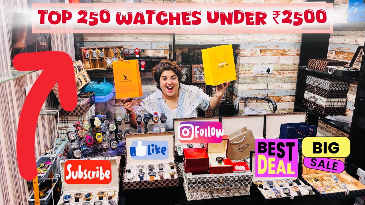 Budget Watches💰 | Under 2500 😱 | Huge Collection 😇| With Warranty | THE SAMEH STORE | - YouTube