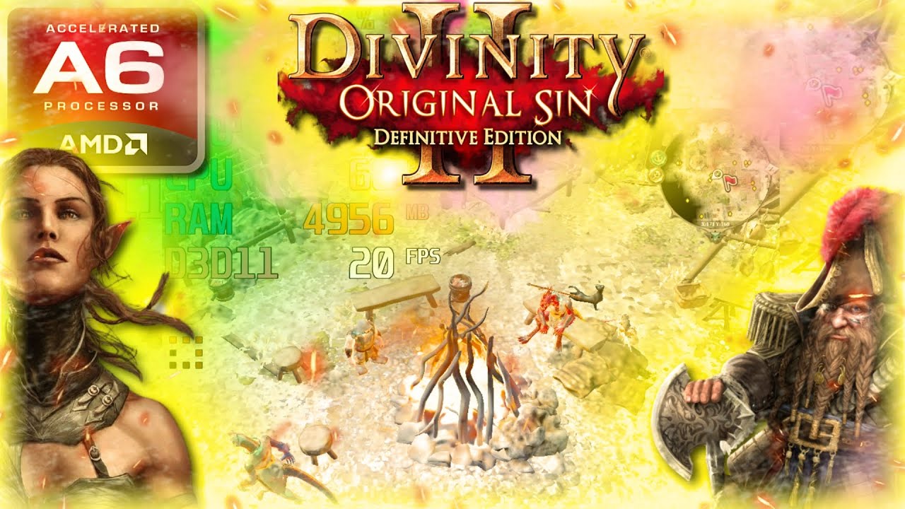 Divinity: Original Sin 2 (AMD A6, Radeon R4 Graphics) Low End PC (512MB ...