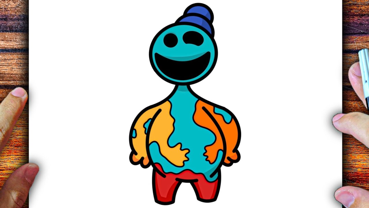 CÓMO DIBUJAR A DOEY THE DOUGHMAN - POPPY PLAYTIME CHAPTER 4 - YouTube