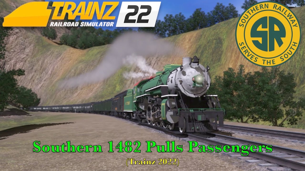 Southern 1482 Pulls Passengers (Trainz 2022) - YouTube
