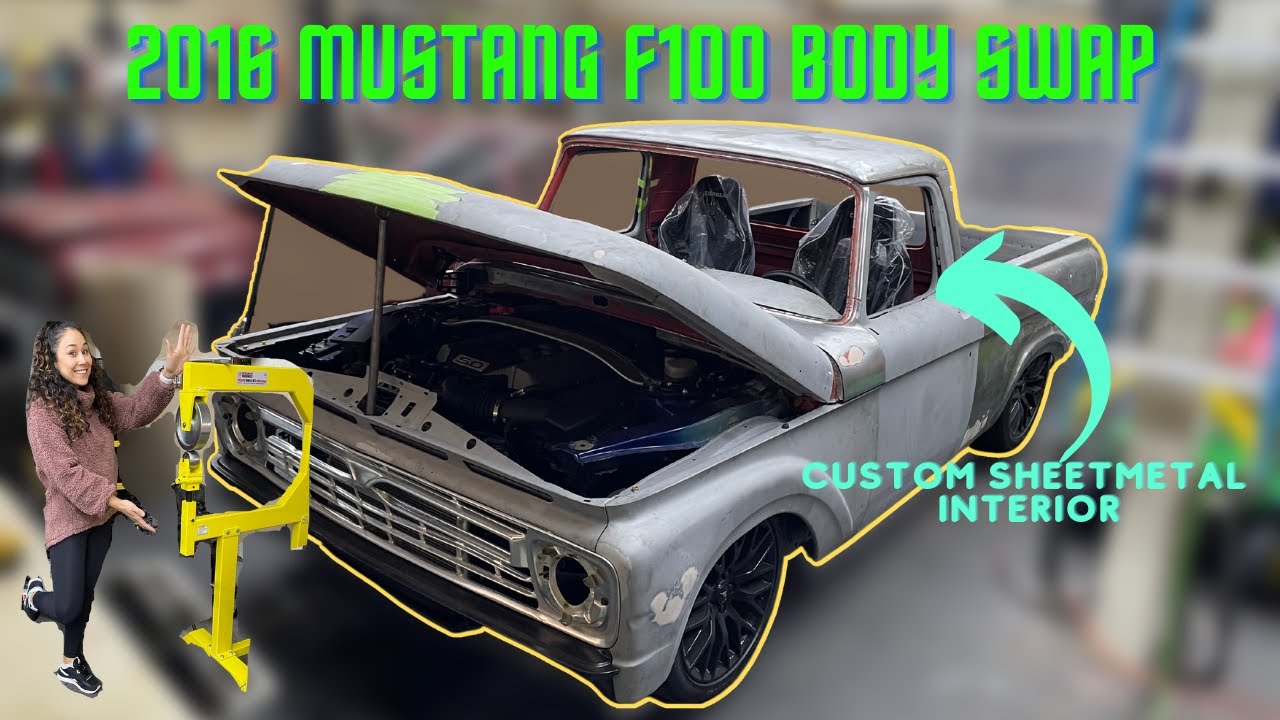 1963 F100 Unibody / Mustang Chassis Swap. BUILDING THE CUSTOM ...