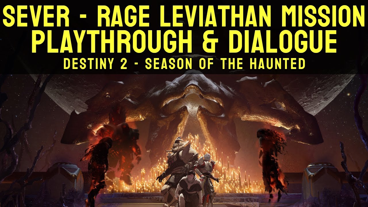 Sever - Rage Mission Playthrough & Dialogue | Destiny 2 - YouTube