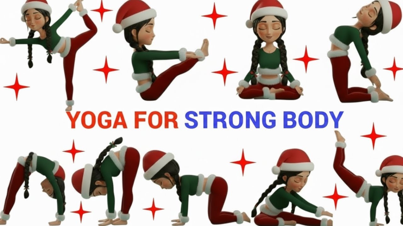 Yoga for Strong Body & Muscle Control | Full Body Strength Flow - YouTube
