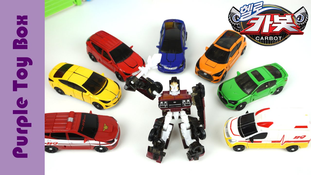 헬로카봇 마이크로 8종 변신 카봇 장난감 Carbot Tranformer Mini Car Toys - YouTube