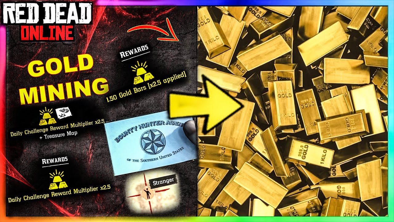 * NEW* GOLD MINING TRICK | RDR2 ONLINE 🏆 - YouTube