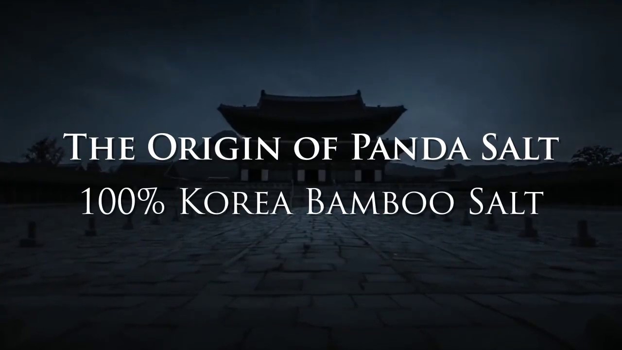 Panda Salt - 100% Korea Bamboo Salt - YouTube