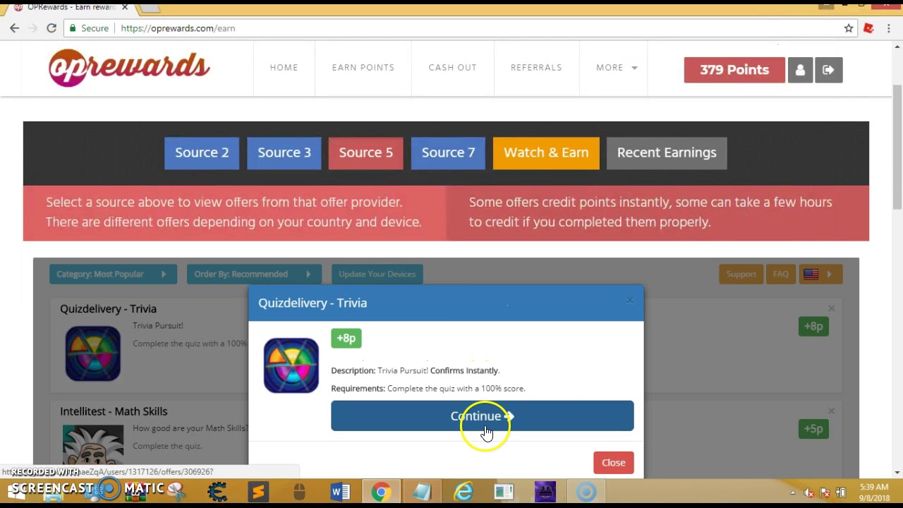 How to get 100 points for every oprewards offer (Link Coming In Days ...