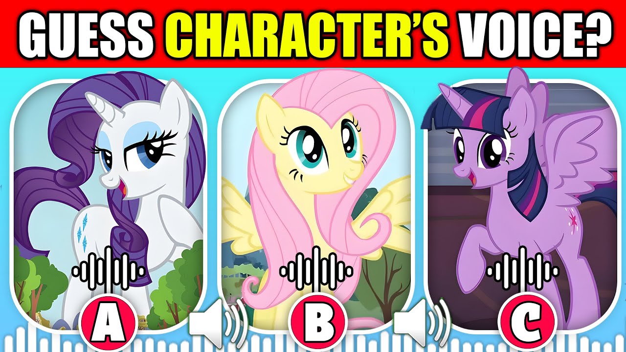 Guess the My Little Pony Characters by Their Voice Challenge ...