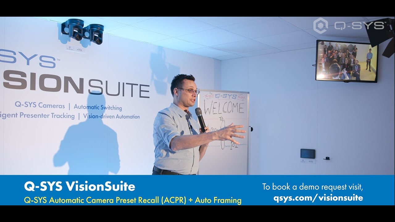 Q-SYS VisionSuite: Automatic Camera Preset Recall (ACPR) + Auto Framing ...