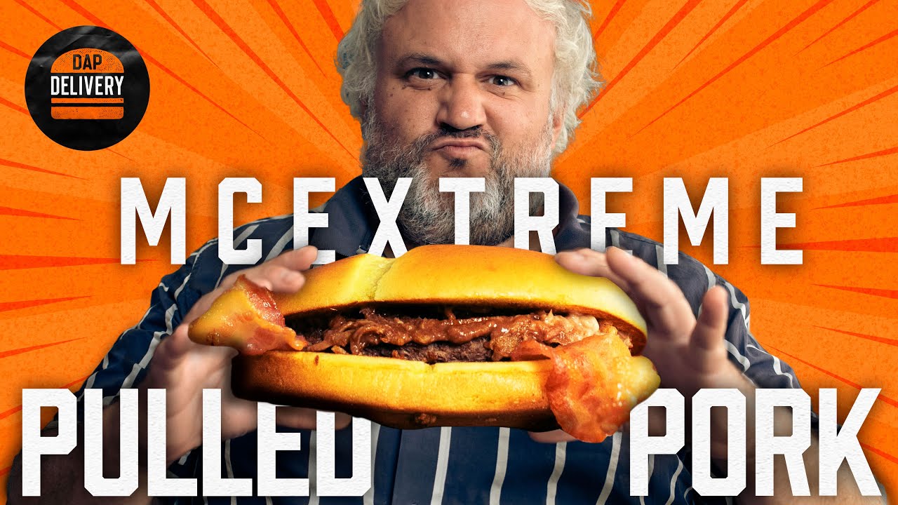 Probamos la primera hamburguesa de MCDONALD´S con PULLED PORK - YouTube