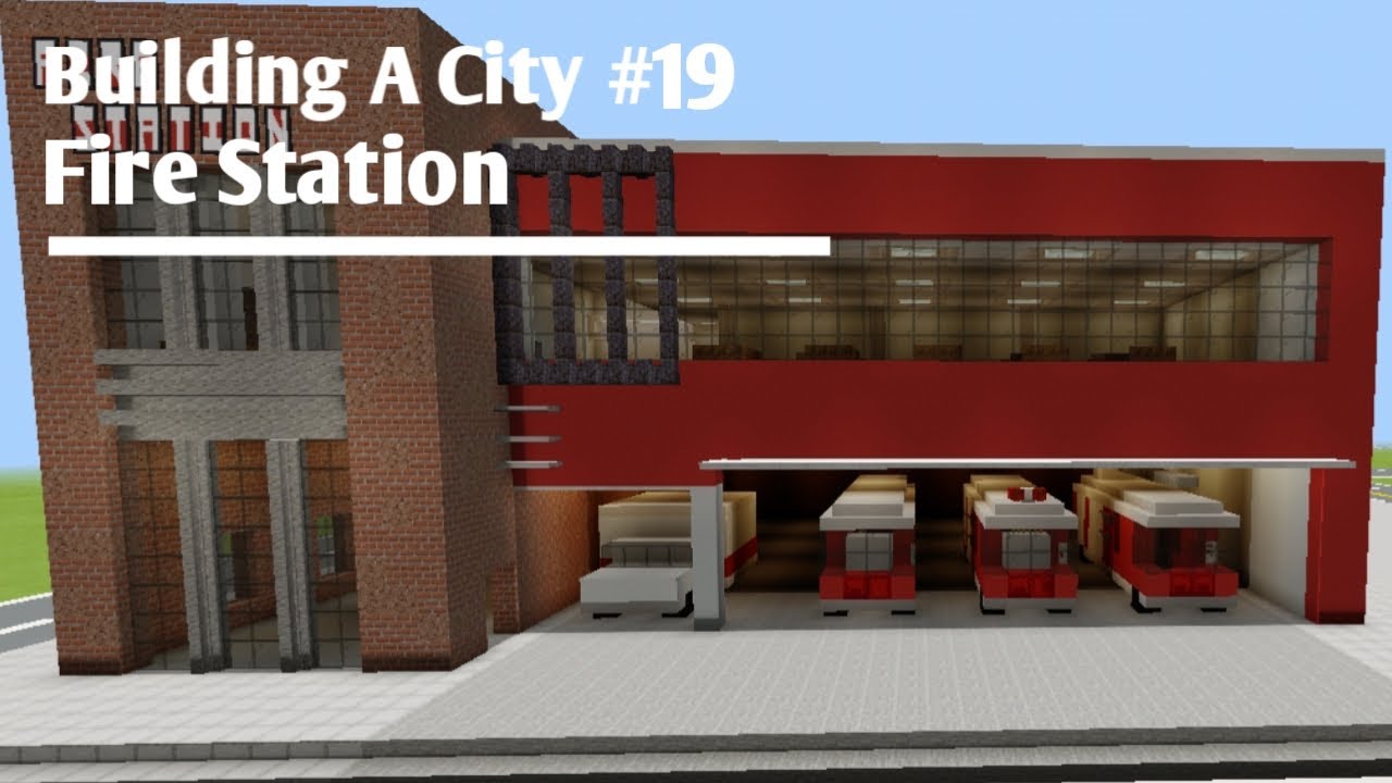 Building A City #|Fire Station|Minecraft Timelapse|Jee Builds - YouTube