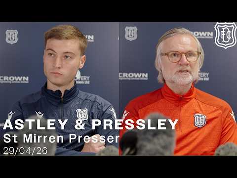 Ryan Astley & Steven Pressley | St Mirren Presser | Now Available on DeeTV 📺
