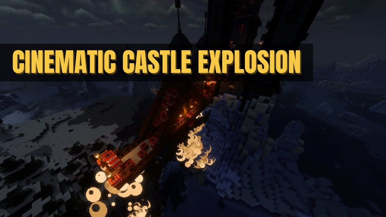 Epic 4K TNT Castle Explosion in Minecraft (Cinematic) - YouTube