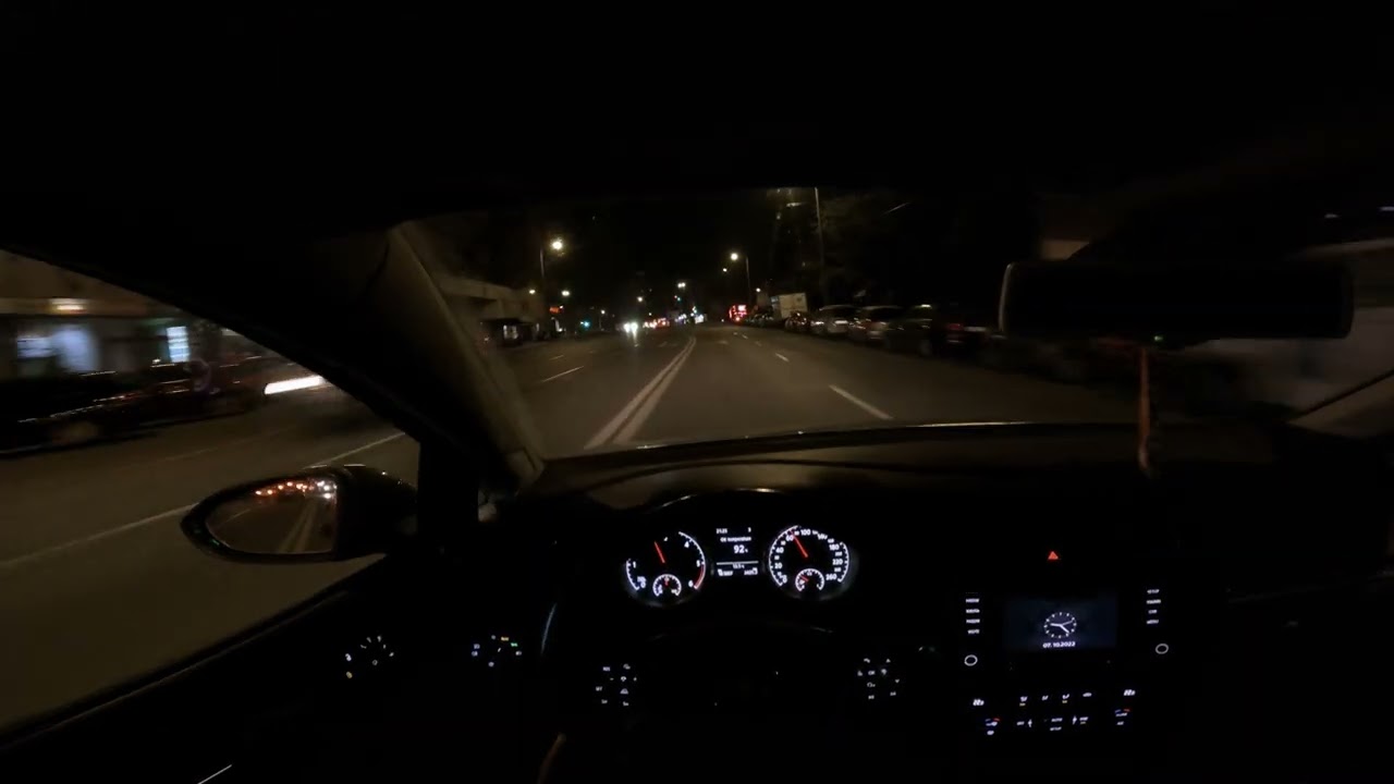 Golf Series: Volkswagen Golf Night POV Drive 4K - YouTube