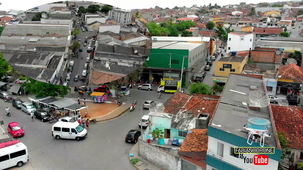 #Cidade de Bezerros -PE visto de cima... #fabianodrone 🕹📽YouTube - YouTube