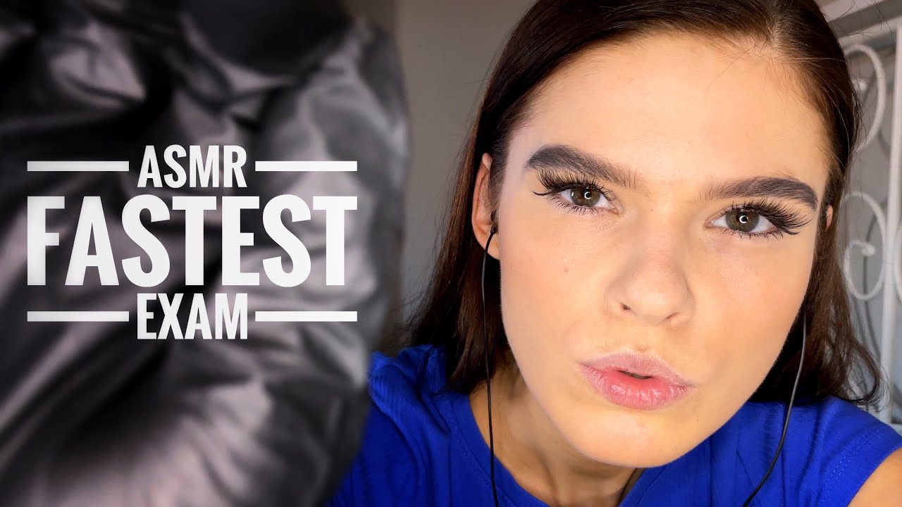 ASMR Fast exam with gloves 🧤 - YouTube