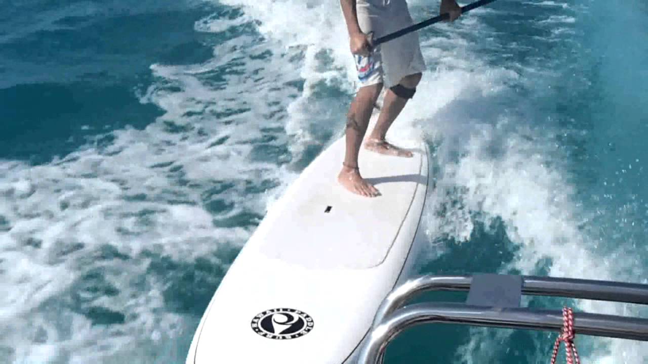 wake paddle surfing jeddah ksa - YouTube
